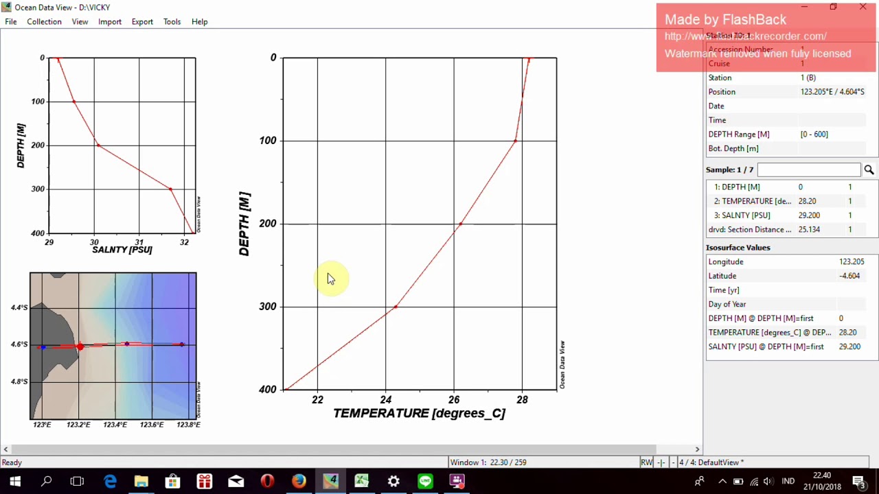 Tutorial Penggunaan Software ODV - YouTube