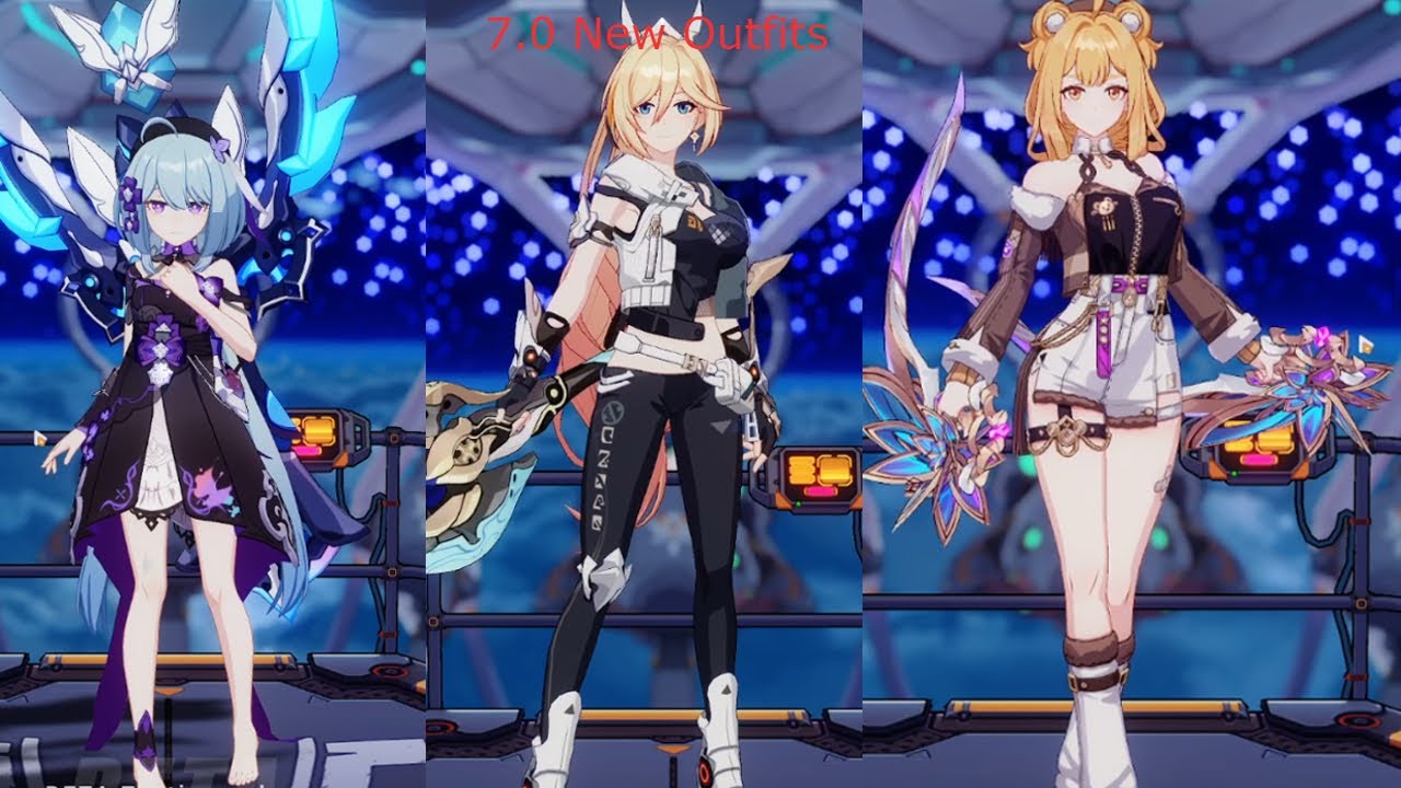 7.0 Beta New Outfits Showcase - YouTube