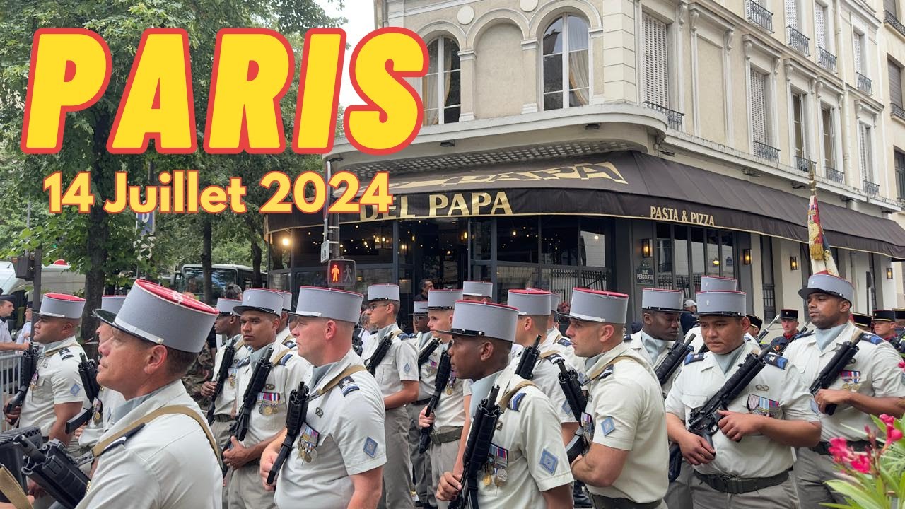 4K 🇫🇷 2024 The 14th of July - Bastille Day - Ceremony and Army Parade ...