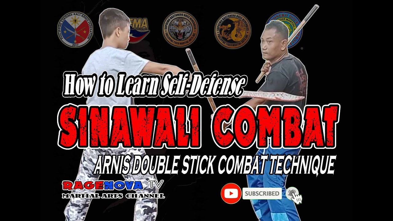 HOW TO LEARN SELF-DEFENSE I SINAWALI COMBATS I Arnis Double Stick ...