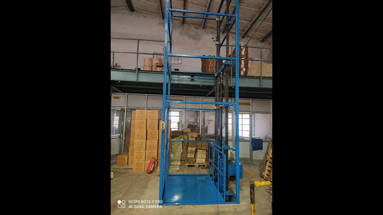 Hydraulic Goods Lift | Shubham Engineering - YouTube