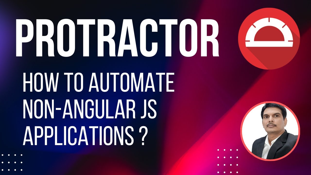 Part 13 How To Automate Non Angular Js Applications In Protractor Youtube