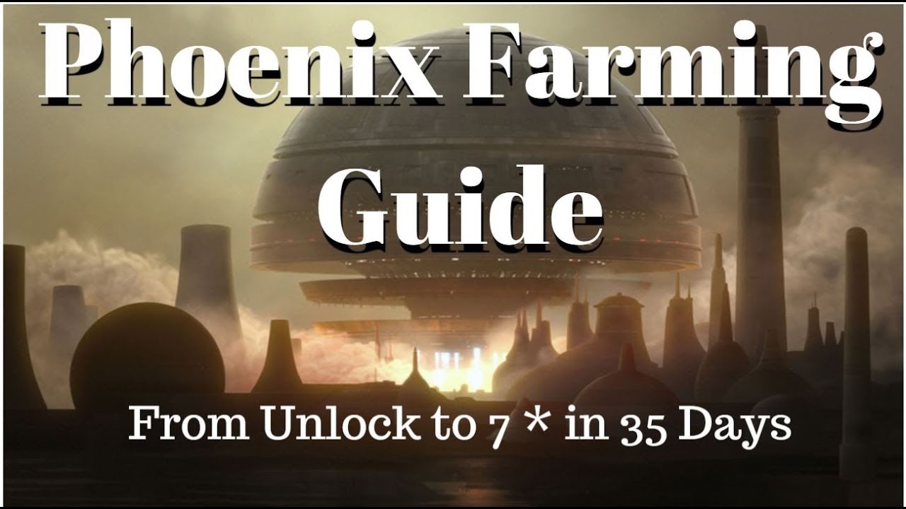 Phoenix Farming Guide: From Unlock to 7* in 35 Days - YouTube