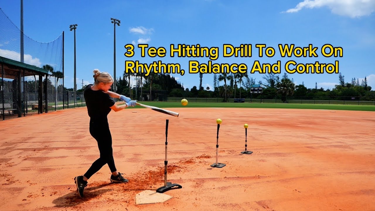 3 Tee Hitting Drill To Work On Rhythm, Balance and Control - YouTube