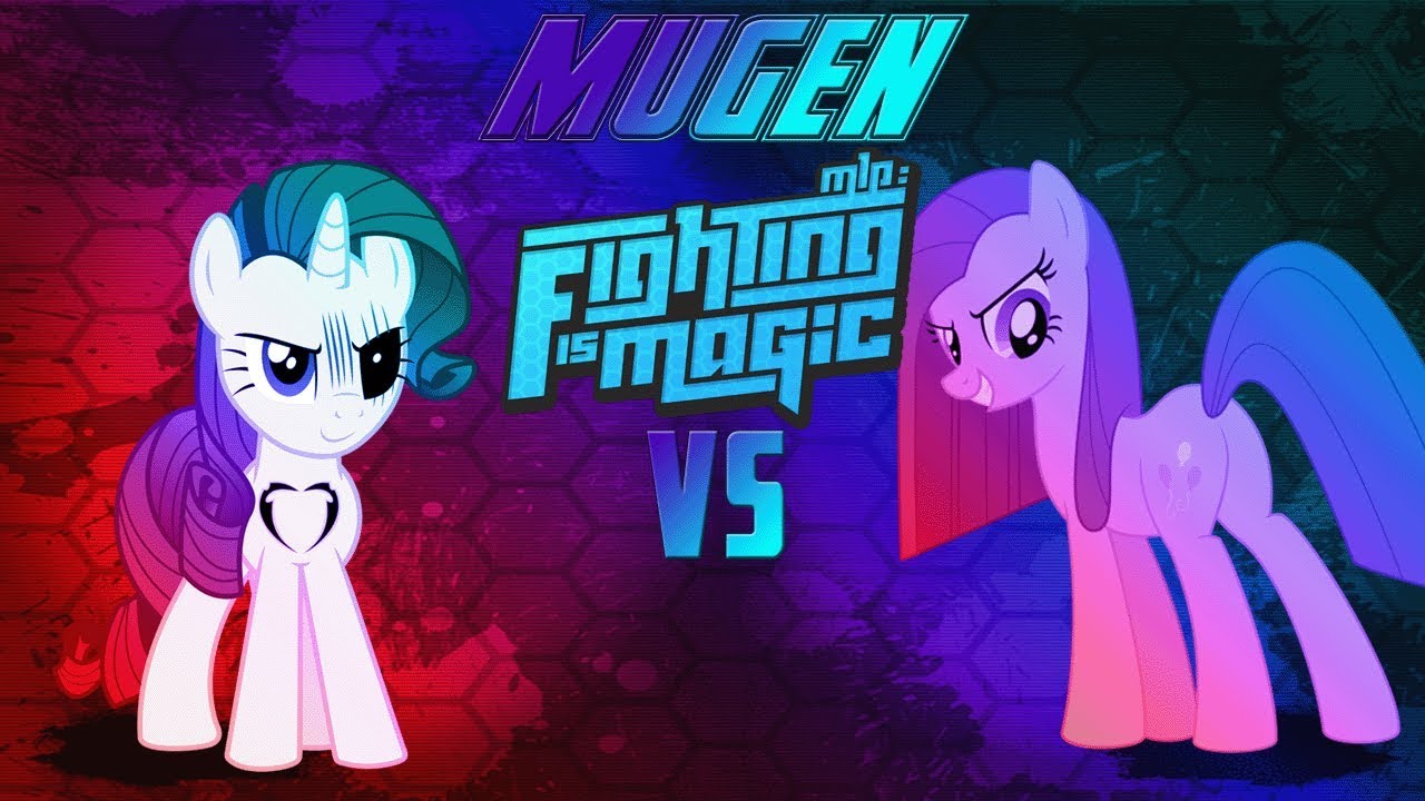 Mugen Fighting Is Magic Lil Miss Rarity VS Pinkamena - YouTube