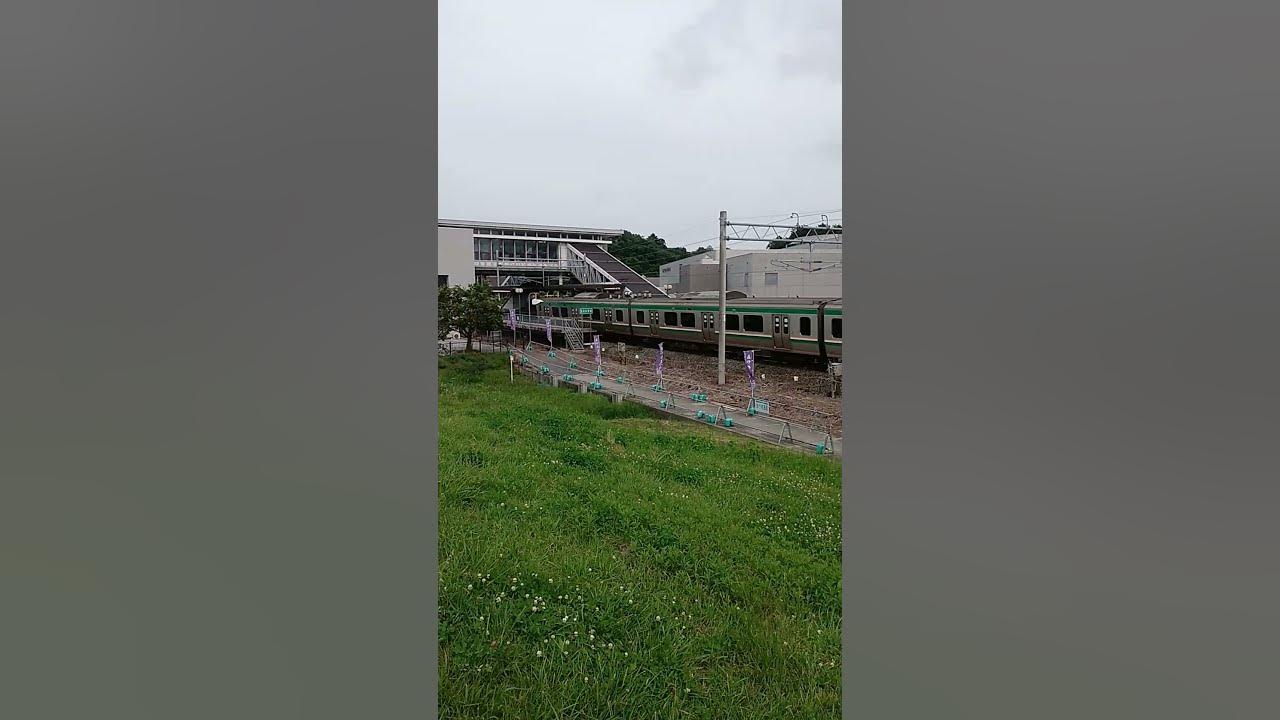 E721系国府多賀城駅到着シーン #東北本線 #e721系 #shorts - YouTube