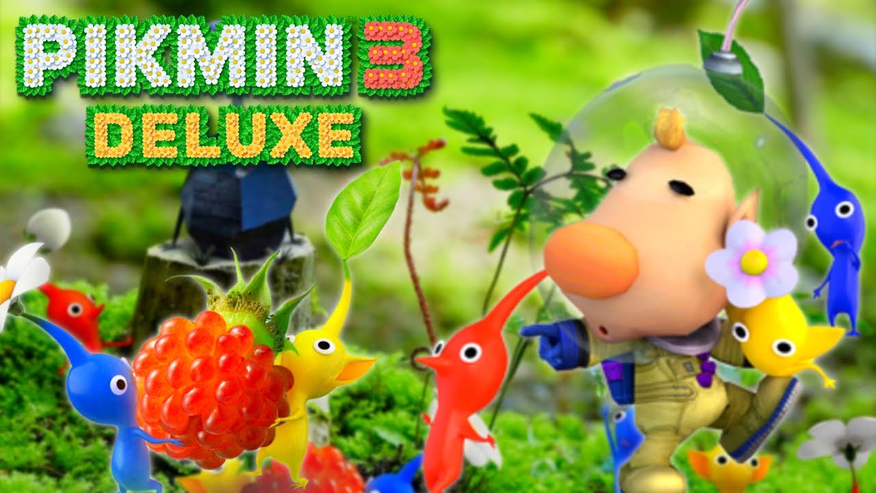 Pikmin 3 Deluxe Blue Pikmin Location + Louie STEALS Our Juice! - YouTube