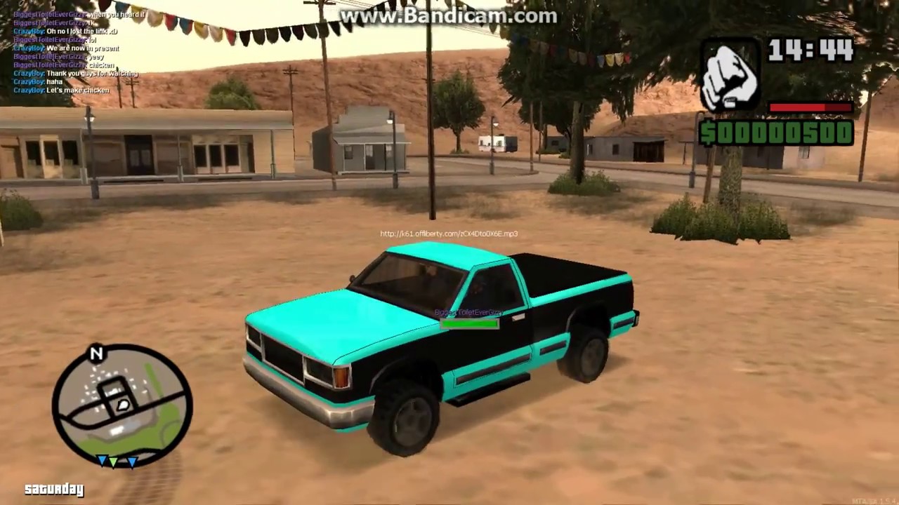 GTA San Andreas MTA Time Travel 2017 to 2016 - YouTube