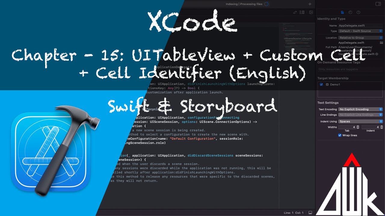 #uitableview basic | UITableView Tutorial - 2 | Chapter 15 | #english - YouTube