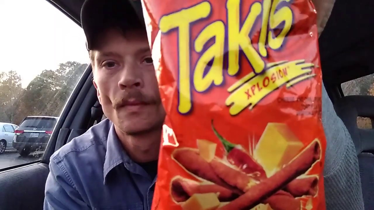 Takis review from the carffice - YouTube