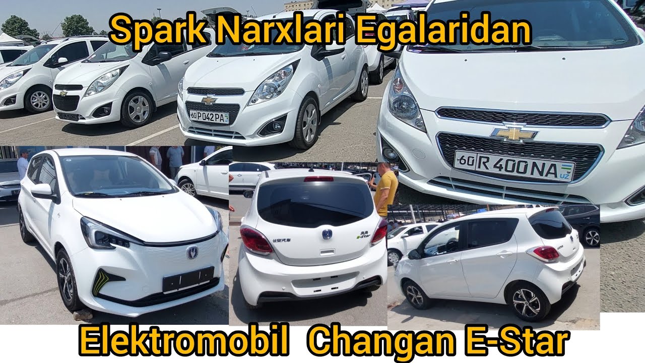 Andijon Mashina Bozori Spark Narxlari Elektromobil Changan E-Star - YouTube