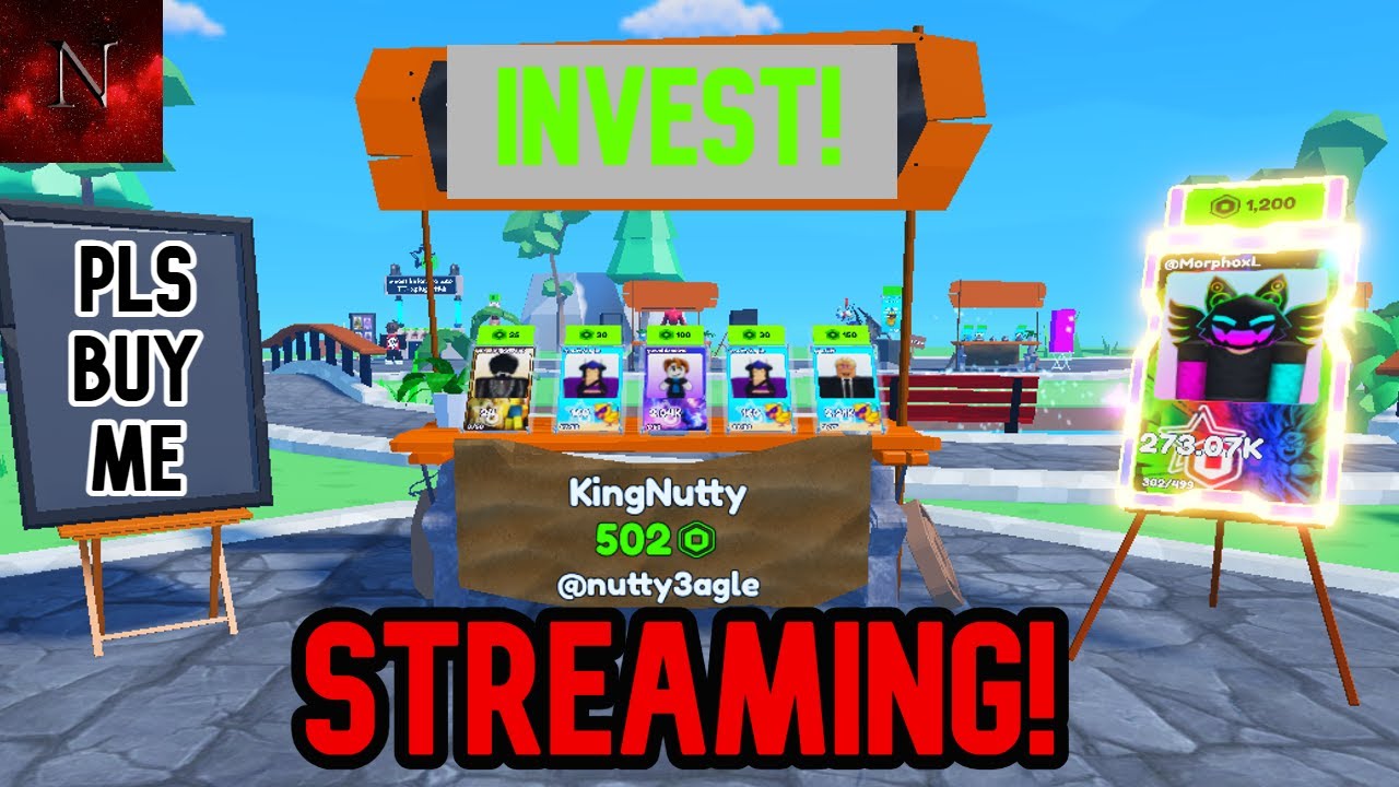 [🔴 Live] Pls Buy Me Stream! Come and Drop some Robux! - YouTube