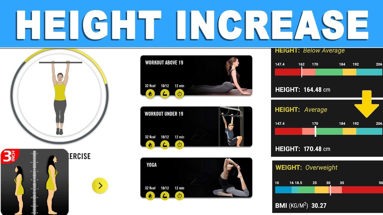 Height increase Home workout tips: Add 3 inch by Fitness Lab | Promo ...
