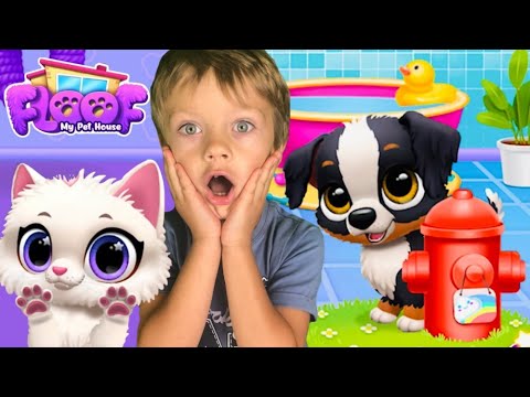 FLOOF - My Pet House - take care of fluffy pets with Jessy - YouTube