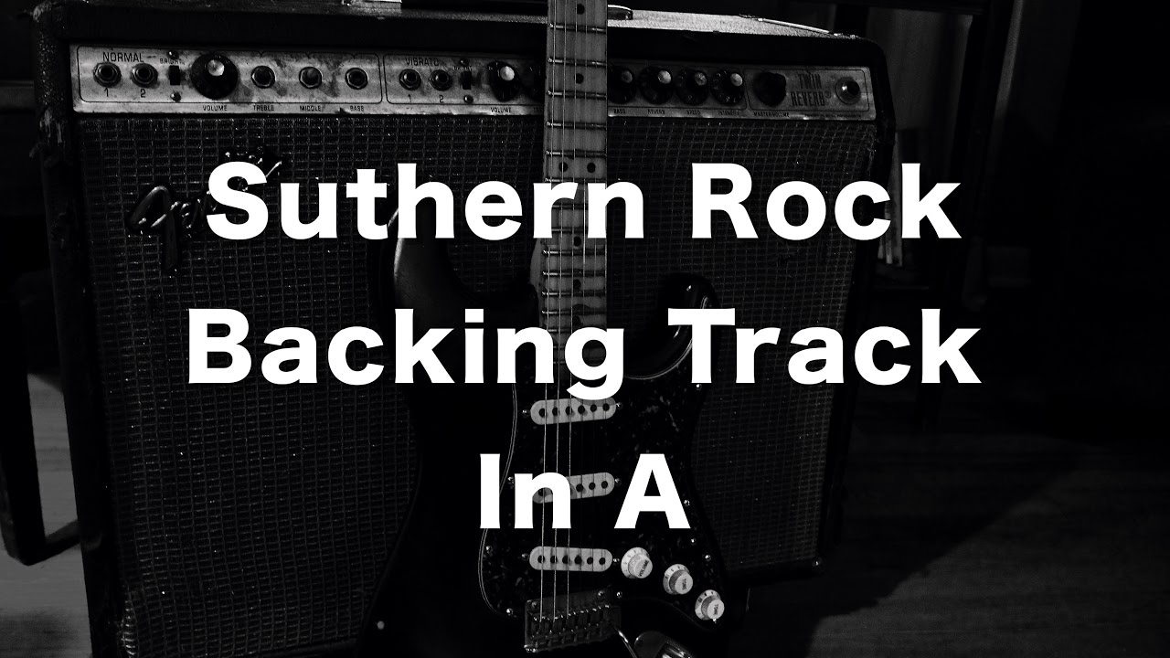 Southern Rock Backing Track In A - 90 Bpm - YouTube
