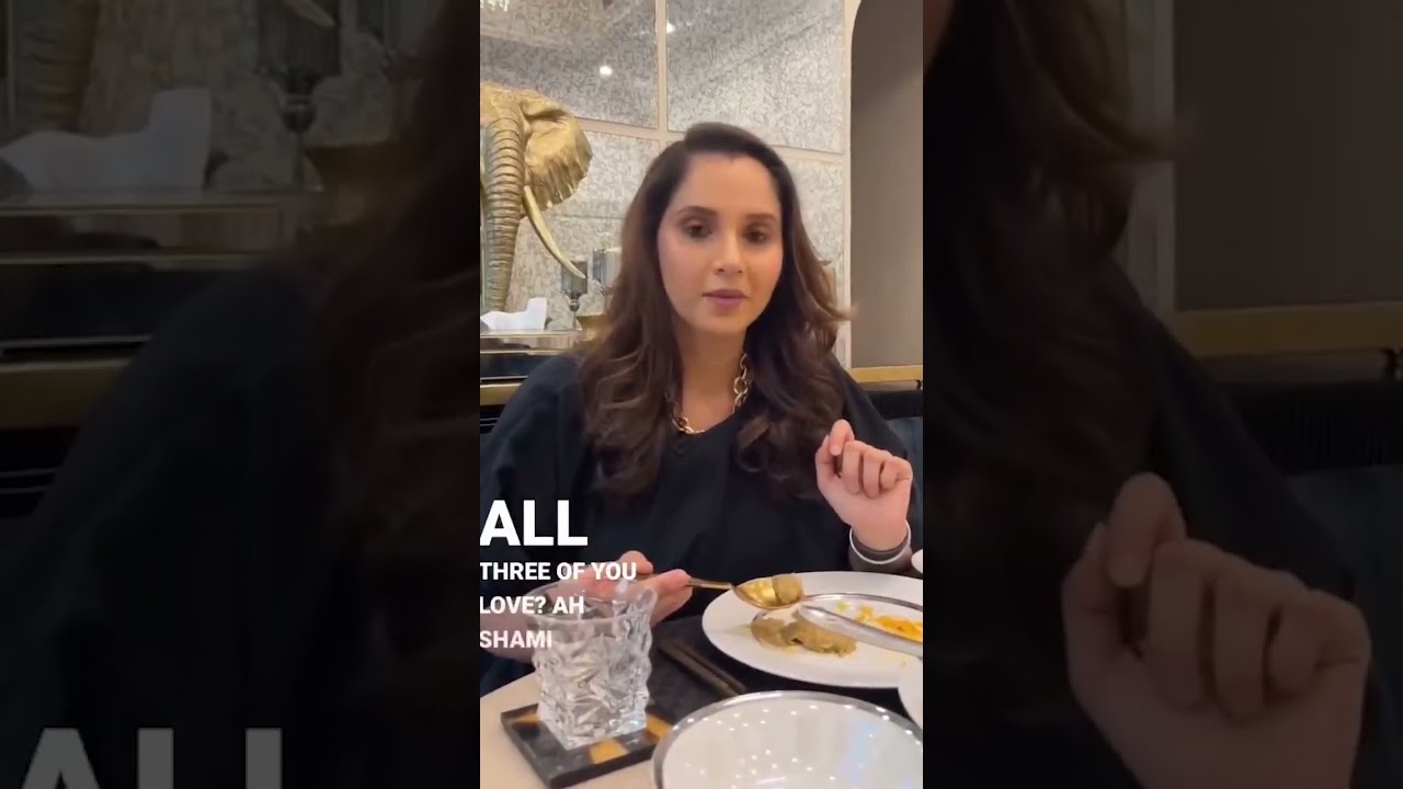Sania Mirza Fav Food Shami Parata - YouTube