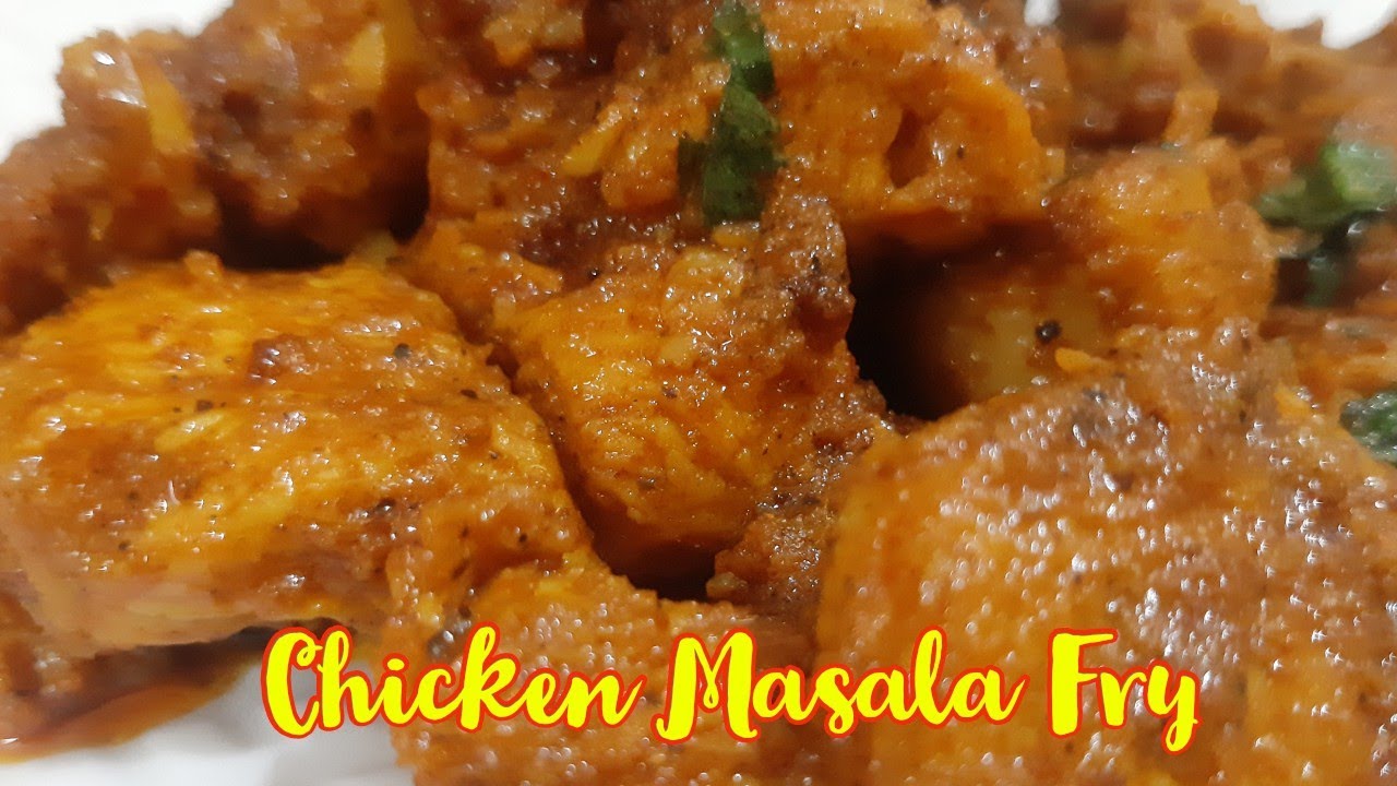 Chicken Masala Fry | Try this method | No Tomato No Onion delicious ...