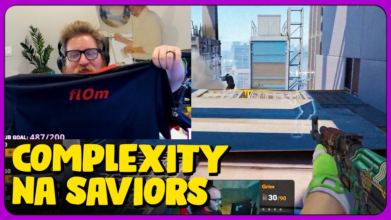 fl0m Reacts to his Gift from Complexity during the CS2 Major - YouTube