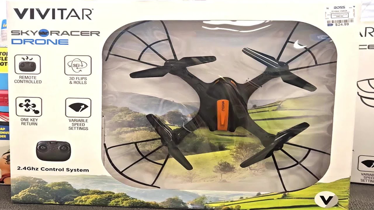 VIVITAR SKY RACER DRONE 2.4 GHZ REMOTE CONTROL SYSTEM 3D FLIP and ROLLS ...