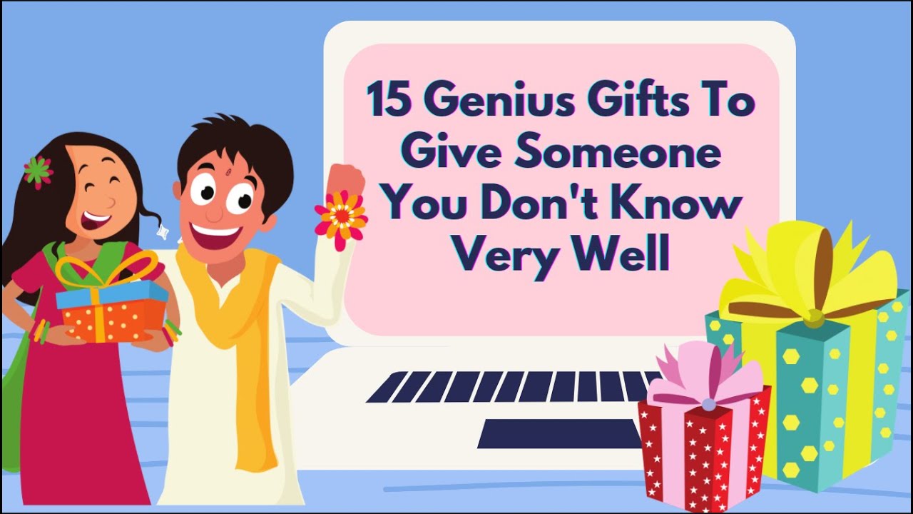 15 Best Gifts🎁To Give Someone You Don't Know Very Well - YouTube