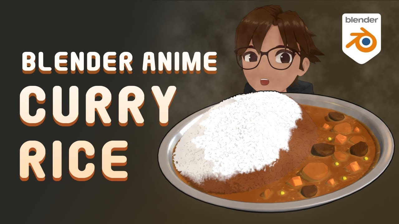 [Blender NPR] Food Series: Let's make Curry Rice! | Astonished ...