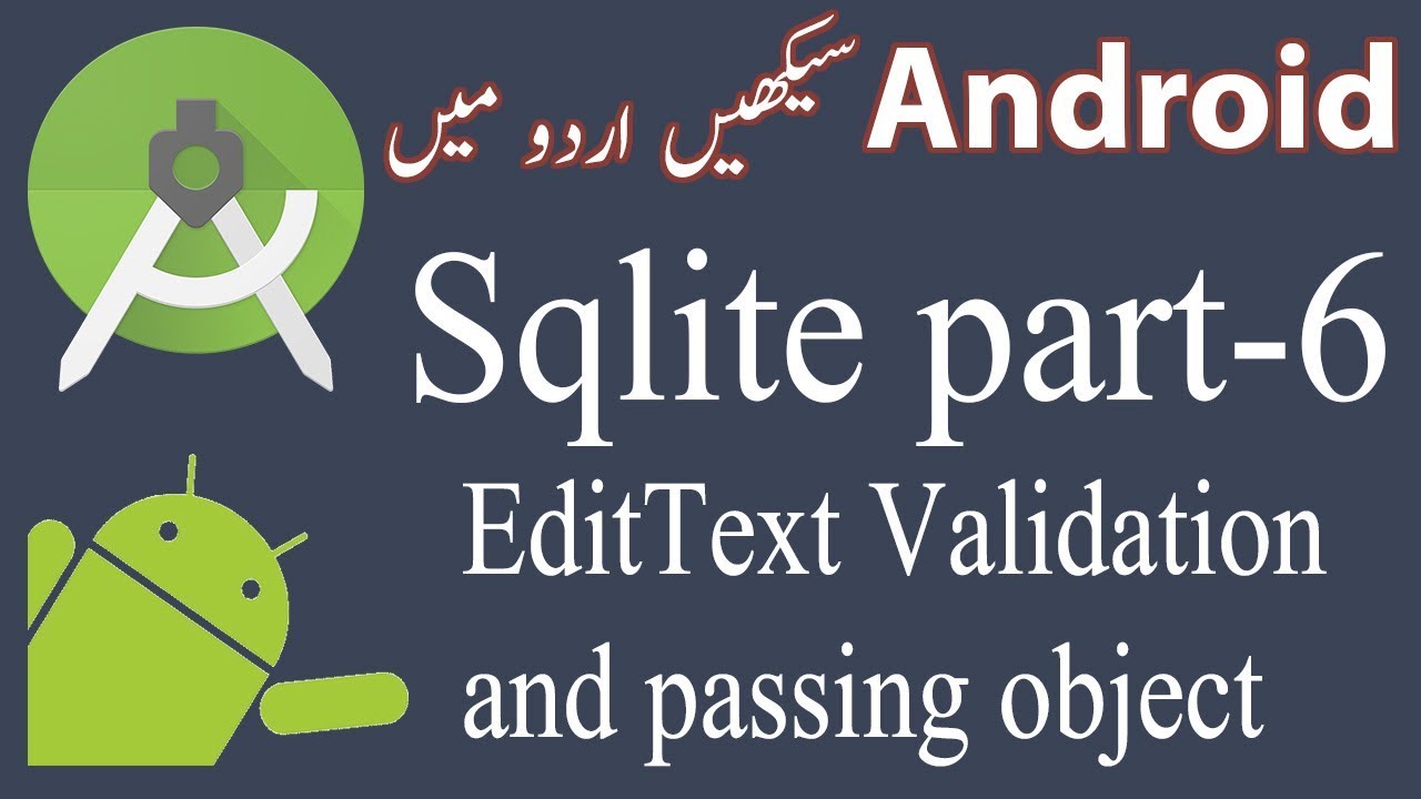 47 Android Sqlite Database Tutorial 6 Edittext Data Validation