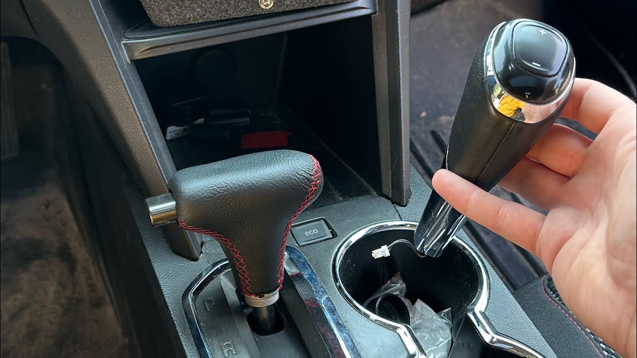 How To Swap Out Your Automatic Shifter Knob - YouTube