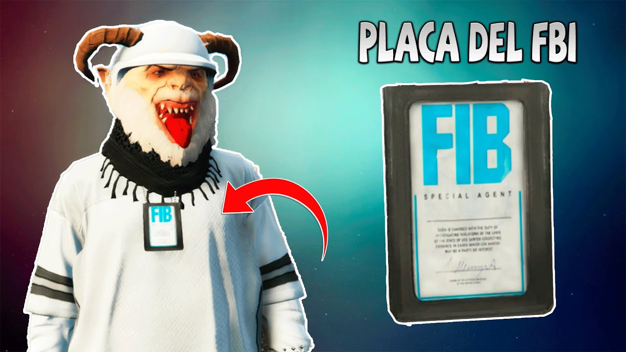 COMO CONSEGUIR LA PLACA DEL FBI/FIB FÁCIL GUARDARLA EN CUALQUIER ...
