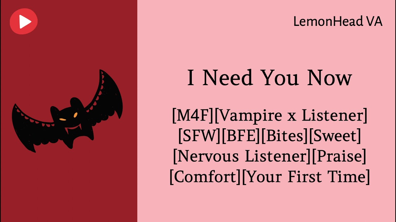Vampire Boyfriend Needs You [M4F ASMR Roleplay] [Vampire x Listener ...