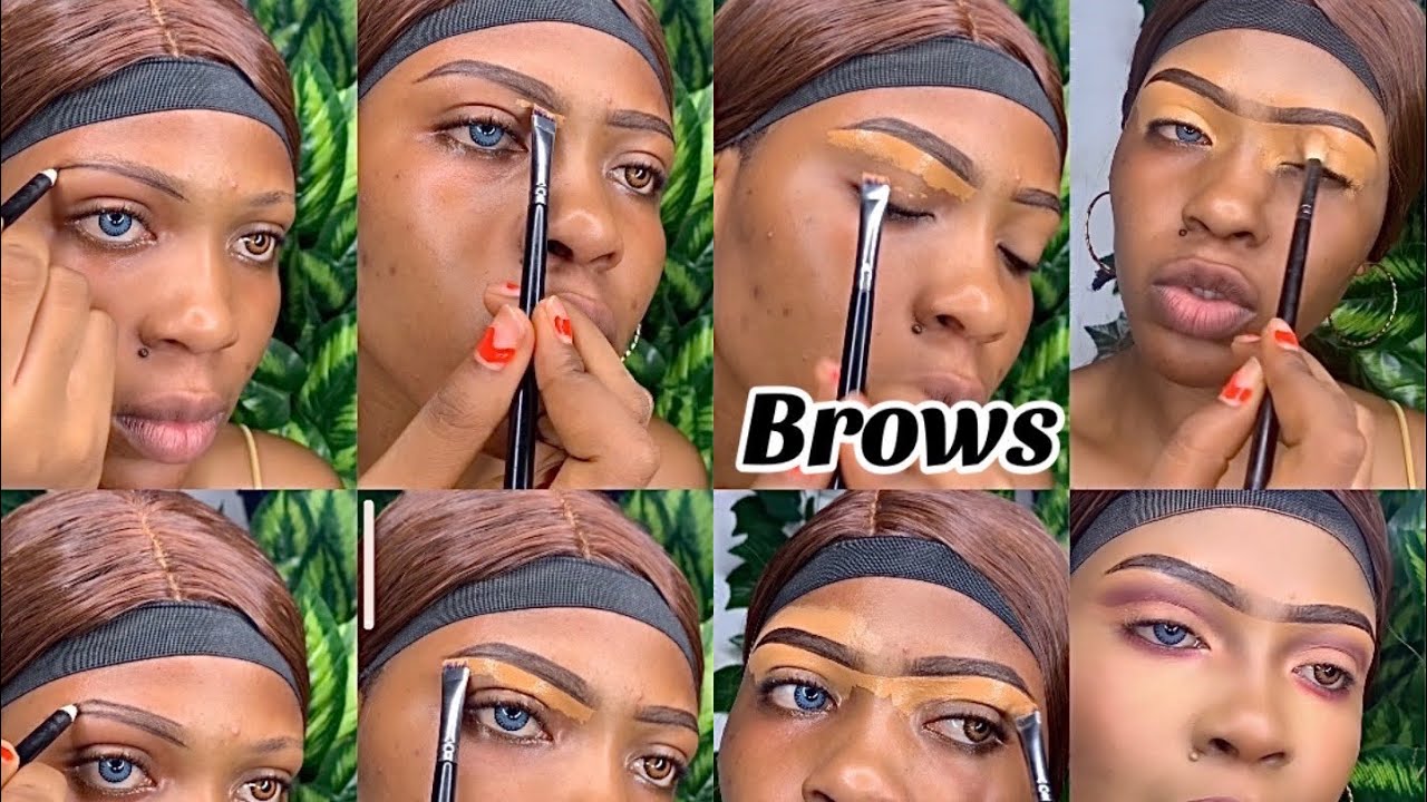 UPDATED EYEBROW TUTORIAL / 2024 Beginners friendly/ Dark skin / - YouTube