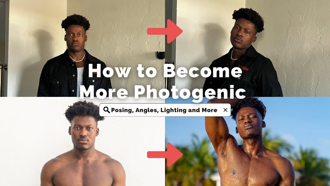 HOW TO BECOME MORE PHOTOGENIC : POSING, ANGLES, LIGHTING AND MORE - YouTube