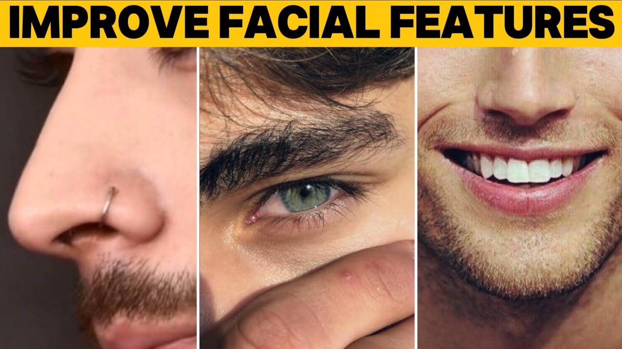 How to Enhance Facial Features Naturally | Model Face Exercises Men ...