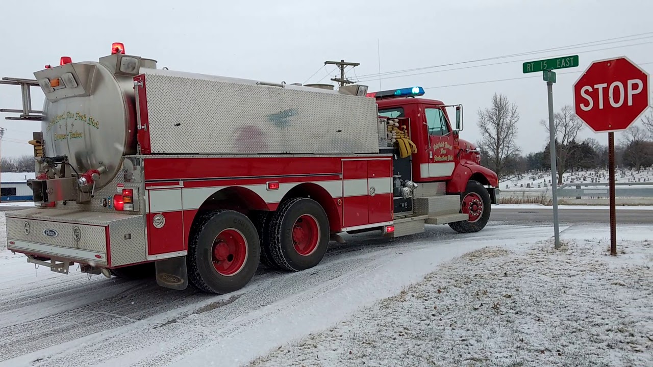 Fairfield Rural Fire Department Tanker 6 - YouTube
