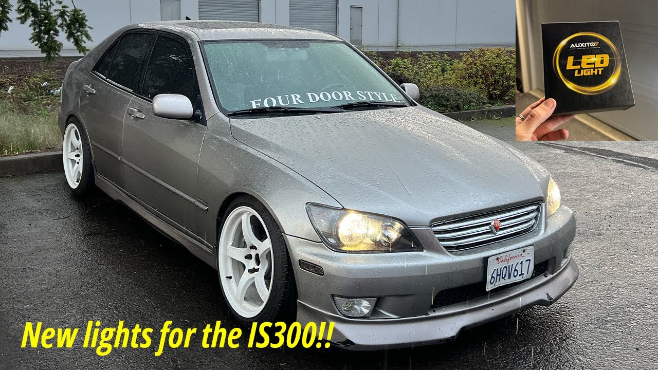 The IS300 gets LASIK! | AUXITO LED Headlights! - YouTube