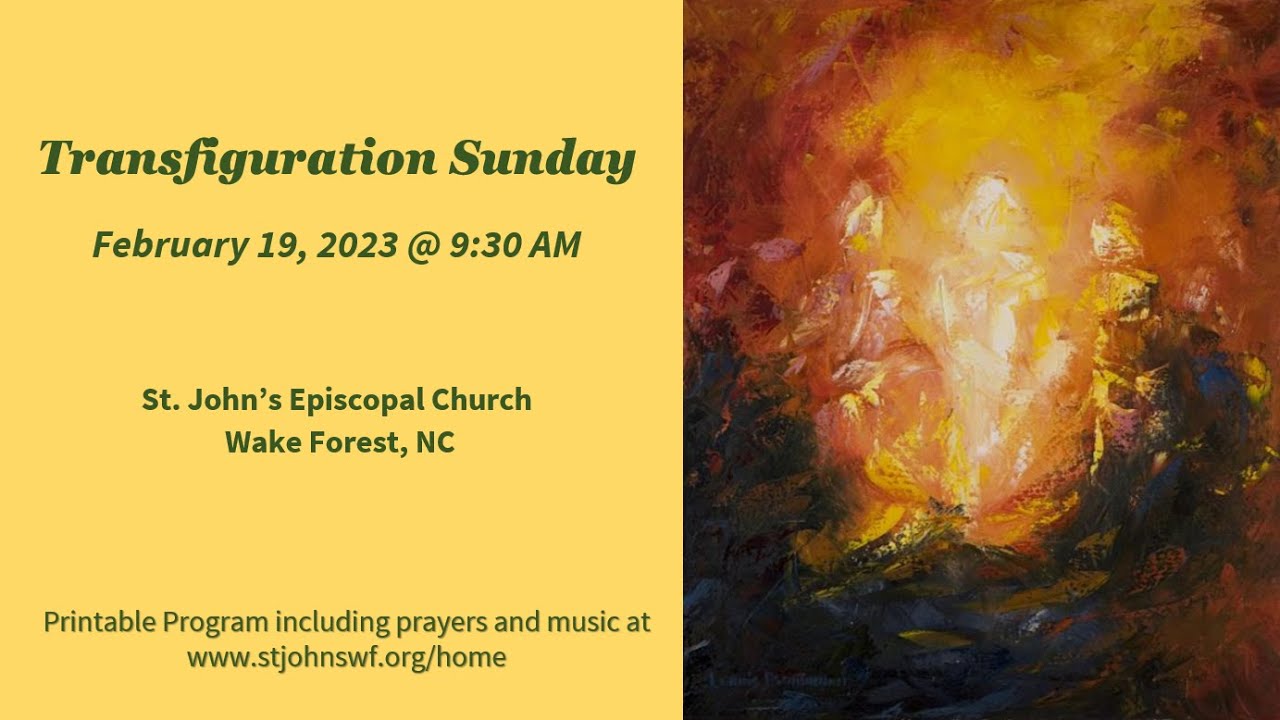 Sunday Worship, Transfiguration Sunday 2/19/23 - YouTube