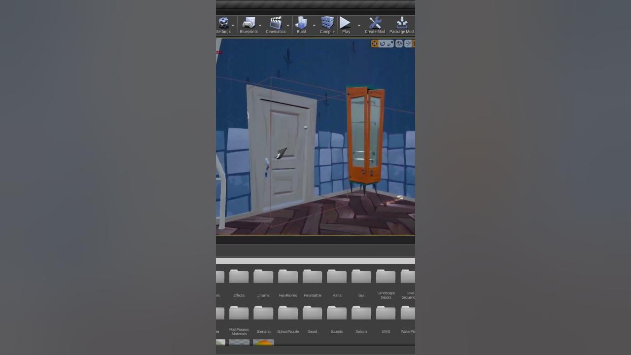 Hello Neighbor Act1 in editor #shorts #helloneighbor #unrealengine #modding #gameplay #ue4 - YouTube