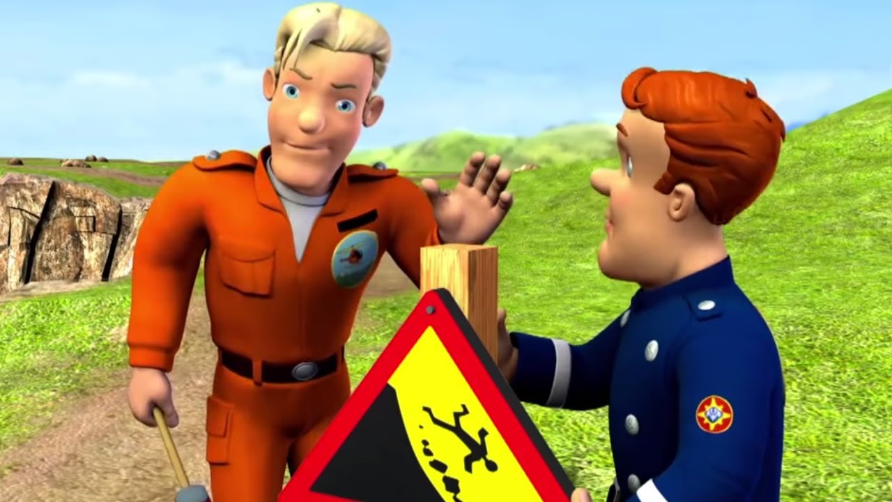 Sam og Tom slås sammen | Brandmand Sam ⭐️ Farlig vej Samling ...