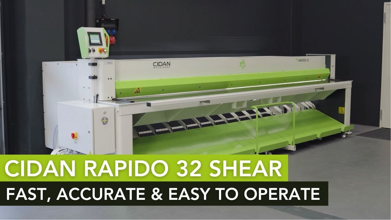 CIDAN RAPIDO guillotine shear - YouTube