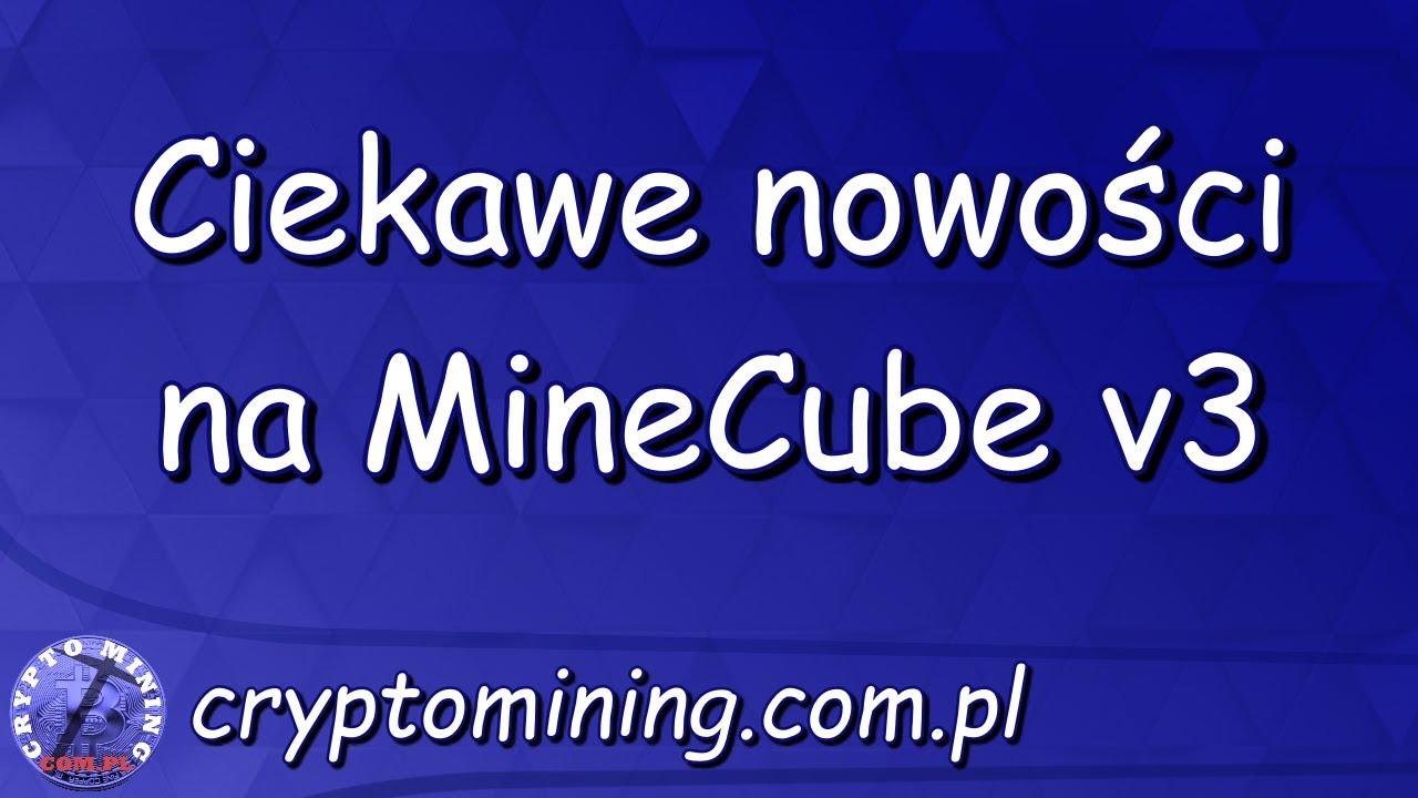 CIEKAWE NOWOŚCI NA MINECUBE V3 - YouTube