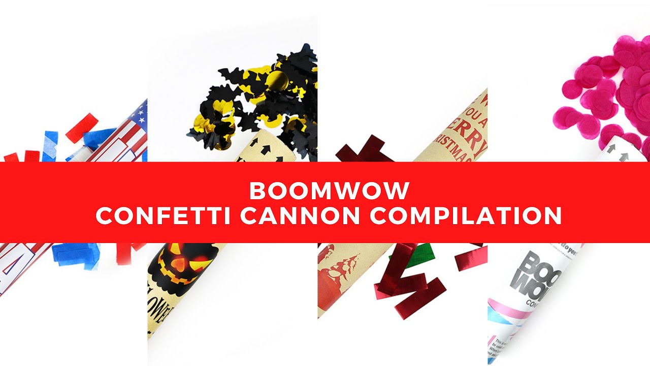 How many different types of confetti cannon do we have？BOOMWOW factory ...