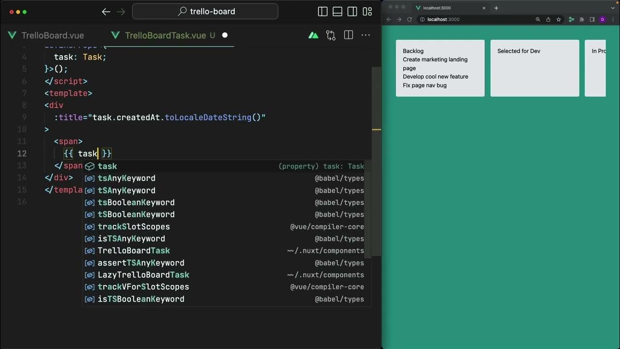 06 Create a Task Component and Style it with Tailwind CSS - YouTube