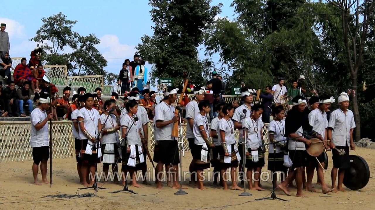 Folk dance performed by Kuki tribe at Nagaland's Hornbill Festival ...