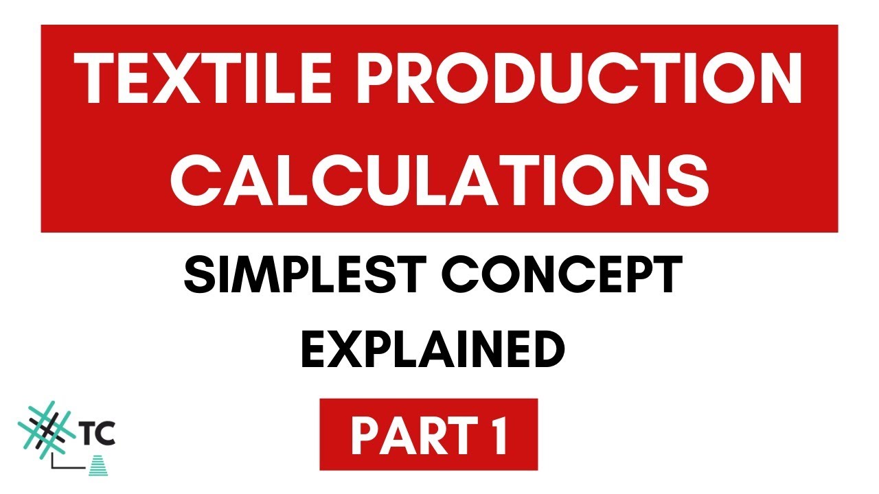 Spinning Production Calculation | Formula explained | TexConnect - YouTube