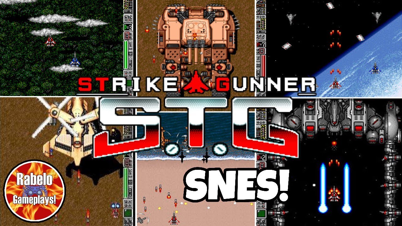 Esse é ÉPICO! - STRIKE GUNNER S.T.G. (SNES) 2 players até zerar ...