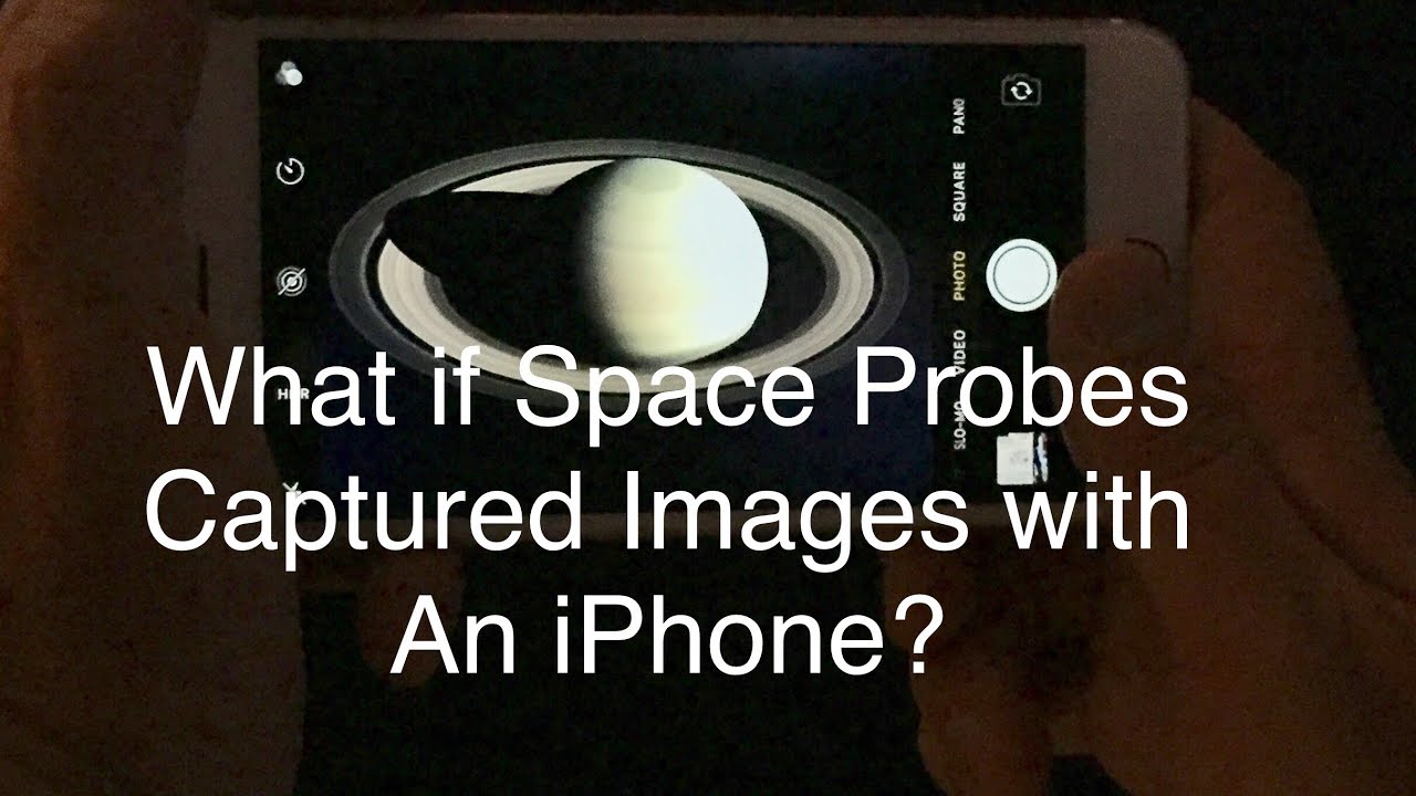 If Iconic Space Photos Had Been Taken With a Smartphone Camera - YouTube