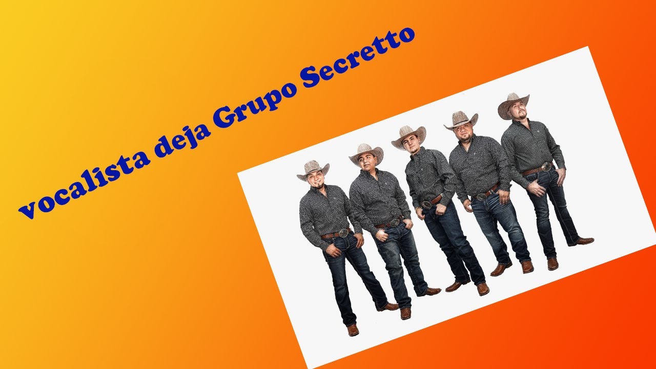 grupo Secretto 2023 se queda sin acordeonista y vocalista - YouTube