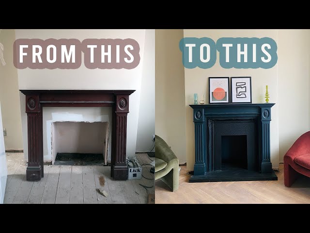 Fireplace Before And After 80s REVEAL How We Modernised Our Old Stone