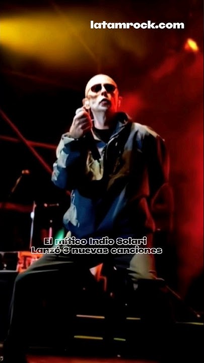 El Indio Solari Estrenó Tres Nuevos Temas 🎶 Rock Rocklatino