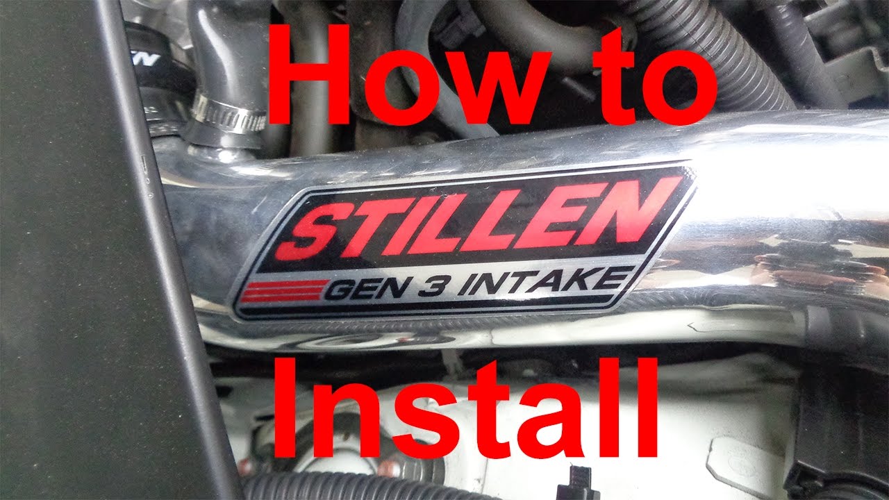 How To Install Stillen Gen 3 Intake on a 370z - YouTube