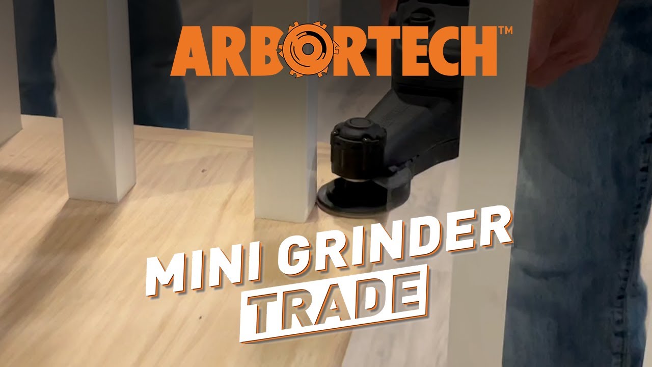 Floor refinishing made easy with the Mini Grinder Trade | Arbortech Tools - YouTube